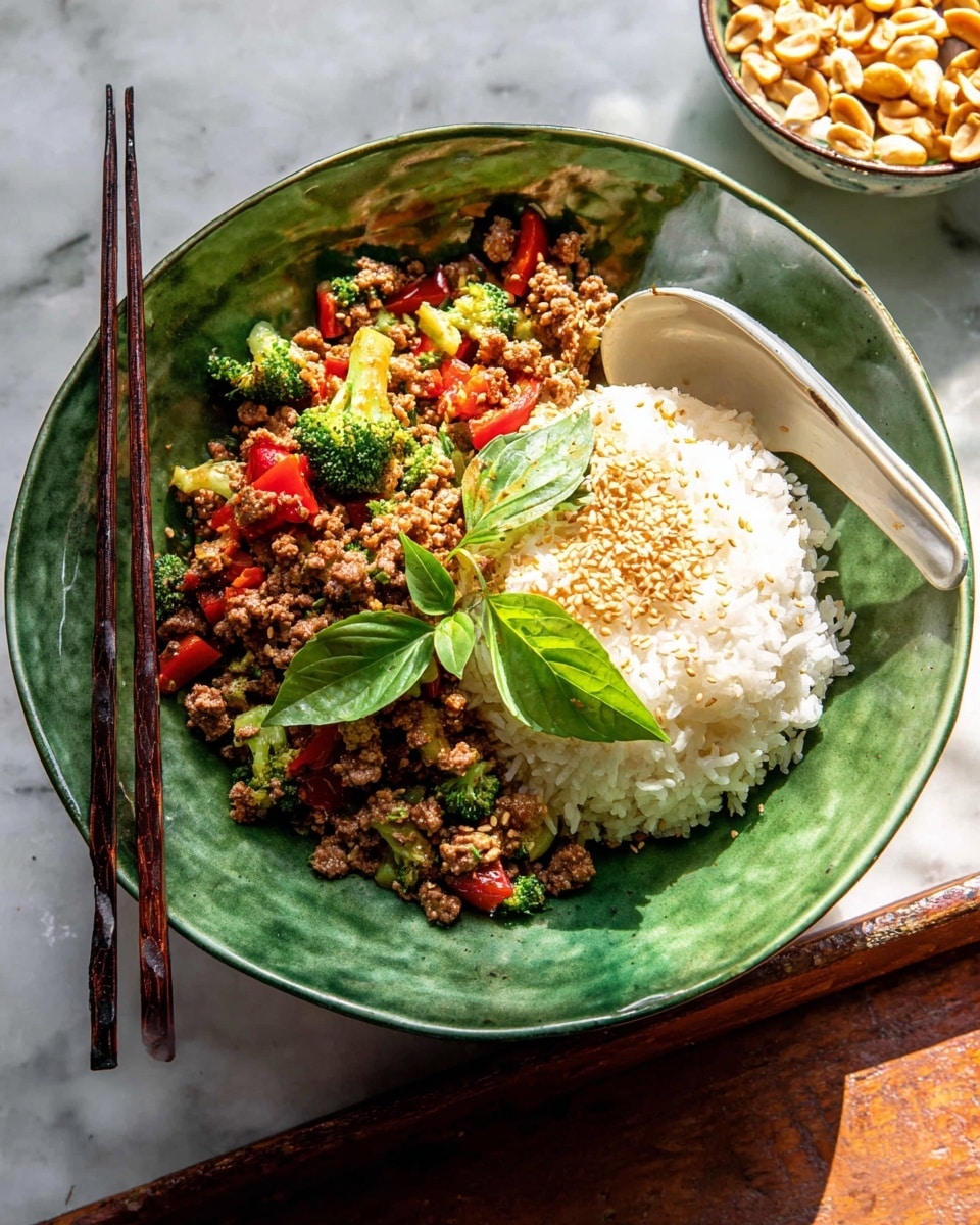 Crockpot Thai Basil Beef – Easy Slow Cooker Thai Dinner